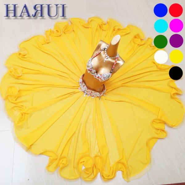 ◆商品番号：ssk195◆カラーターコイズ・ブルー・ホットピンク・パープル・ブラック・レッド・イエロー・グリーン・ピンク◆サイズ：F (フリー)・ゴムウエスト：約68〜105cm丈：約95-98cm◆透け感：有り裾にはホースヘアを使って ウ...