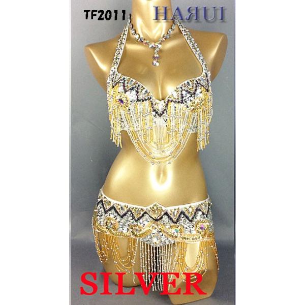 ◆商品番号：tf2011sv◆セット内容：ブラ+ベルトの2点セット◆カラー：シルバー（銀）※他のカラーもございますので、お問い合わせ下さいませ。◆サイズ[Sサイズ(34/75)]・ブラ：B-C75（アンダー:約70-75cm）・ベルト：S(...