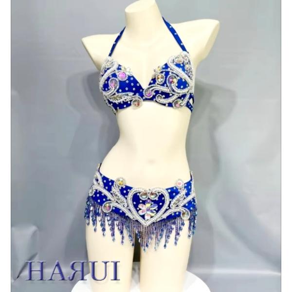 ◆商品番号：tf909bl◆セット内容：ブラ ベルトの2点◆カラー：ブルー【サイズ】●Sサイズ(34/75)・ブラ：B-C70/ベルト：S ●Mサイズ(36/80)・ブラ：B-C75/ベルト：M ●Lサイズ(38/85)・ブラ：B-C80/...