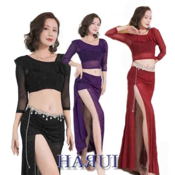 ◆商品番号：ybzcc211◆カラー：黒・赤・紫◆サイズ：S,M,L,XL,XXL[Sサイズ]トップス・バスト：約80-100cm・丈：約40cm / 袖：約41cmスカート・丈：約90cm・ウエスト：約58-80cm[M]トップス・バスト...