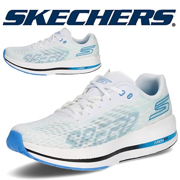 スケッチャーズ ゴー ラン レイザー 4を履いて、優れた快適性とパフォーマンステクノロジーで新たなスピードを達成しましょう。通気性の高いモノメッシュをアッパーに採用したランニングシューズ。土踏まずの部分をサポートするアーチフィットインソール...