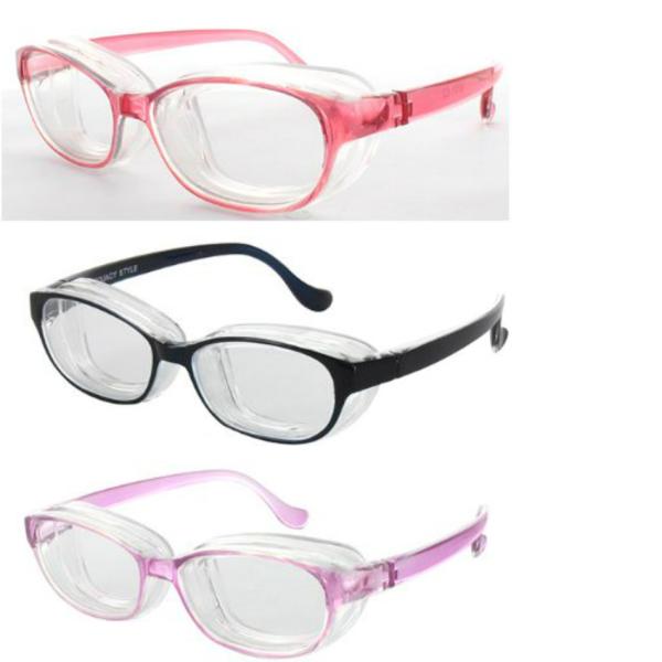 花粉症メガネキッズサイズになります。●フードがテンプル（ツル）より内側についているので、目立ちにくいです。しなやかなツルでやさしくフィットします。●シリコンカバーがフード全体を覆う形状のため、安全に使用できます。●くもり止めコートを施してい...