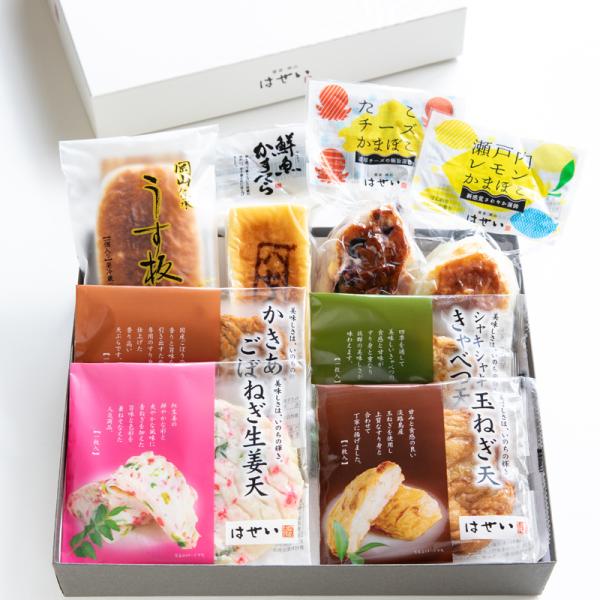 バラエティーに富んだ練り物ギフトセットです。真空3品入りでゆっくりお召し上がり頂ける品と、出来たてのかまぼこ、さつま揚げを味わえる食べ切りセット。化粧箱入りでお届けします。冷たいままでお召し上がりいただけます。辛党、甘くないギフト 練り天 ...