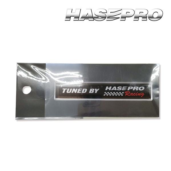 TUNED BY HASEPRO Racing エンブレム高耐候ウレタン樹脂を使用した、立体感のあるエンブレムです。◆商品情報サイズ：H20mm×W103mm内容：1枚入りハセ・プロレーシングブランドをインストールした証!ハセプロレーシング...