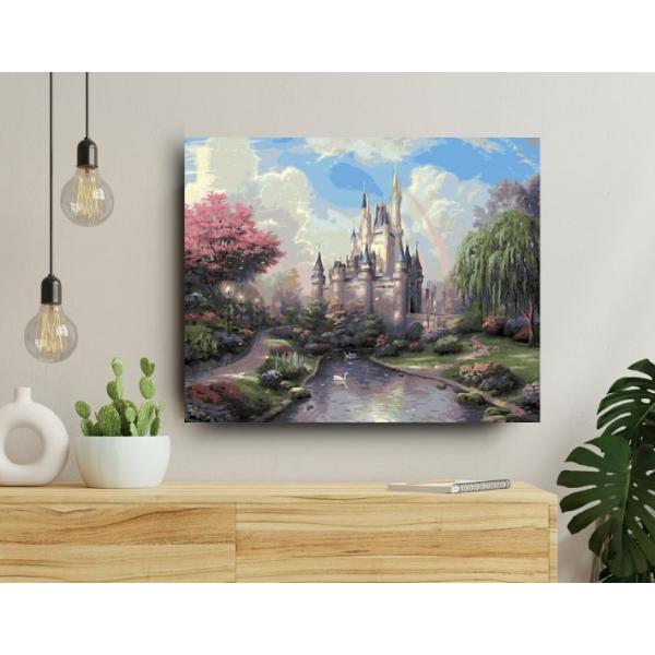 付属のアクリル絵具で数字のとおりに色を塗るだけ。仕上がりは油絵風の本格絵画の完成。完成目安：平均1-4週間(個人差大）■含まれるもの・数字が印刷されたキャンバス１枚 40x50cm・筆３本・アクリル絵具・壁がけ用フックとネジ・印刷数字ガイド...