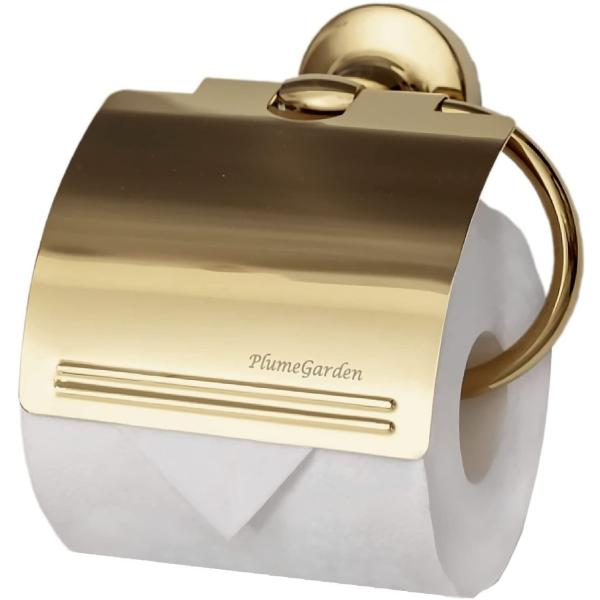 【発売日：2018年11月12日】真鍮にクリアゴールドにPVD加工が施されたトイレットペーパーホルダー。※一般のトイレットペーパーは芯の内径が38mmですが、芯内径の細いトイレットペーパーの場合、部品と干渉して紙が出づらい場合がございますの...