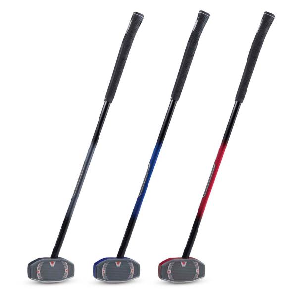 遠くまで楽に転がす。高性能フェイスで上級者への近道。高性能フェイスを搭載しワンランク上の反発力。 〈商品特徴〉● 内部がギザギザ構造になった2層TPUフェイスを搭載しワンランク上の反発力。 ● ボールを捉えるイメージがしやすく狙いやすいター...