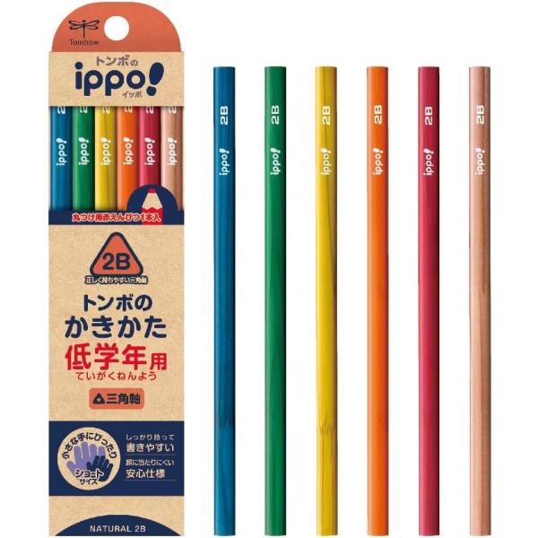 【発売日：2025年01月15日】●サイズ: 2B●色: ナチュラル●ブランド トンボ(Tombow)●色 ナチュラル●インクの色 レッド●材質 木材●ユニット数 1.00 個●【低学年用かきかたえんぴつ】低学年のお子様の小さな手にぴったり...