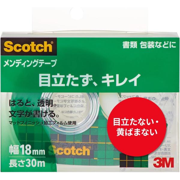 【発売日：2025年01月15日】●色: 18mm 単品●ブランド スリーエム(3M)●色 18mm 単品●サイズ 18mm×30●紙厚 0.06 ミリメートル●巻芯径:25mm●サイズ:18mmx30m●テープ厚:0.058mm●数量:1...