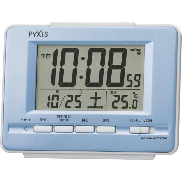 【発売日：2025年01月15日】【商品概要】●使う場所を選ばないシンプルデザインと手ごろなプライスが魅力●電波修正機能つきデジタル時計（福島・九州の東西電波を自動選局）●電子音アラームアラーム（目ざまし）を電子音（ピピ音）でお知らせします...