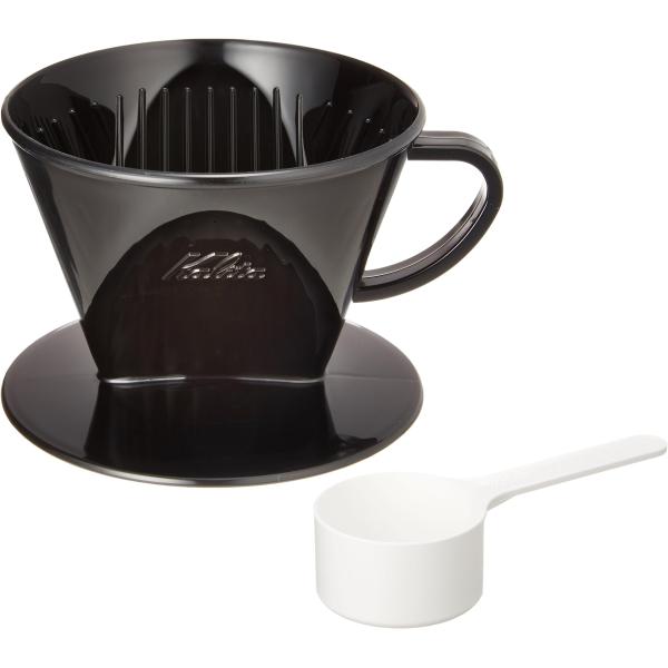 【発売日：2025年01月15日】●サイズ: 2~4人用●ブランド カリタ(Kalita)●容量 0.35 L●色 ブラック●コーヒーメーカータイプ ポアオーバー●商品の寸法 10.5D x 12.3W x 8.6H cm●材質 ポリプロピ...