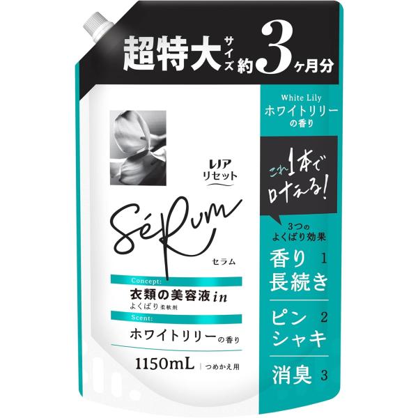 【発売日：2022年12月25日】●パターン名:ホワイトリリーの香り 詰め替え 1,150mL●ブランド:レノア●商品の形状:液体●ユニット数:1150.0 グラム●商品の個数:1●香り:ホワイトリリーの香り●商品特長:ソフトニング, 消臭...