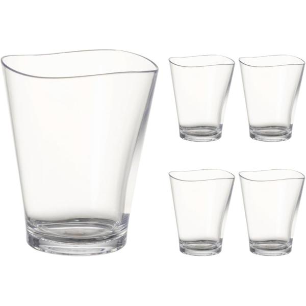 【発売日：2022年12月25日】●色:01) 透明 クリア●サイズ:S:240ml●スタイル:5個入り●ブランド:アイジェイ IJ●色:01 透明 クリア●特徴:冷凍庫対応, アルコール消毒対応, 電子レンジ対応, 壊れにくい, 食洗器対...