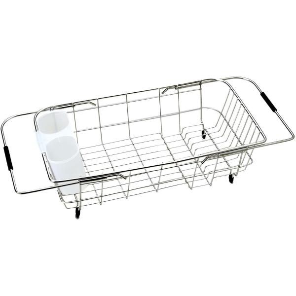 【発売日：2022年12月25日】●パターン名:スライド式水切りかご●材質:ステンレス鋼, 樹脂, 金属●商品の寸法:22奥行き x 41幅 x 13.6高さ cm●ブランド:パール金属 PEARL METAL●色:シルバー●取り付けタイプ...