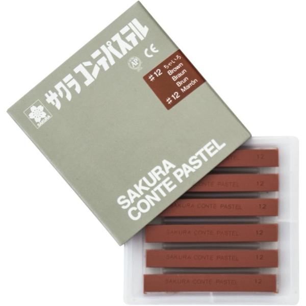 【発売日：2022年12月25日】●サイズ:標準●スタイル:単色 6個●色:ちゃいろ●ブランド:サクラクレパス●色:ちゃいろ●インクの色:ブラウン●対象年齢:成年●特徴:細かい線描き ソフトな面塗りが自由に●製品型番: CTバラ#12(6)...