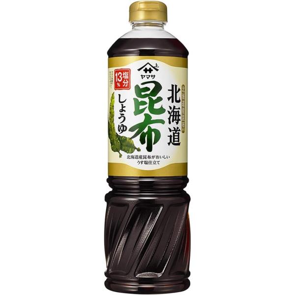 【発売日：2022年12月25日】●スタイル:北海道昆布醤油●風味:だし醤油●ブランド:ヤマサ醤油●パッケージ情報:ボトル●アレルギー情報:小麦●パッケージ重量:1.21 キログラム●商品の形状:液体●ユニット数:1 本●梱包サイズ: 26...