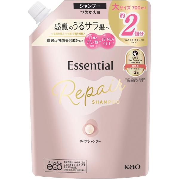 【発売日：2025年01月15日】●ブランド エッセンシャル●商品の形状 液体●ヘアタイプ 全髪質●香り フローラルリュクス●対象年齢 大人●梱包サイズ :22.7 x 16.6 x 5 cm; 730 g●香りの系統 :フローラルリュクス...