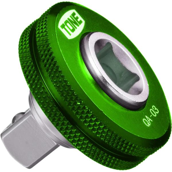 【発売日：2025年01月15日】●サイズ:差込角:9.5mm(3/8")●スタイル:グリーン●パターン名:単品●HATUKI●ブランド :トネ(TONE)●製品型番 :L-QA-03G●製品サイズ :3.6 x 3.6 x 3 cm; 5...