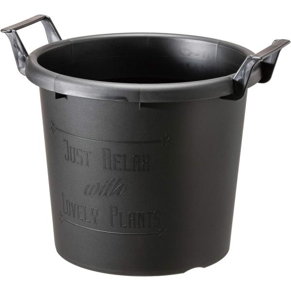 【発売日：2025年01月15日】●色:ブラック●サイズ:40型●スタイル:鉢●材質:プラスチック●色:ブラック●特徴:40型●スタイル:鉢●プランターの形状:植木鉢●ブランド:大和プラスチック●製品型番:BK●梱包サイズ:47 x 40 ...
