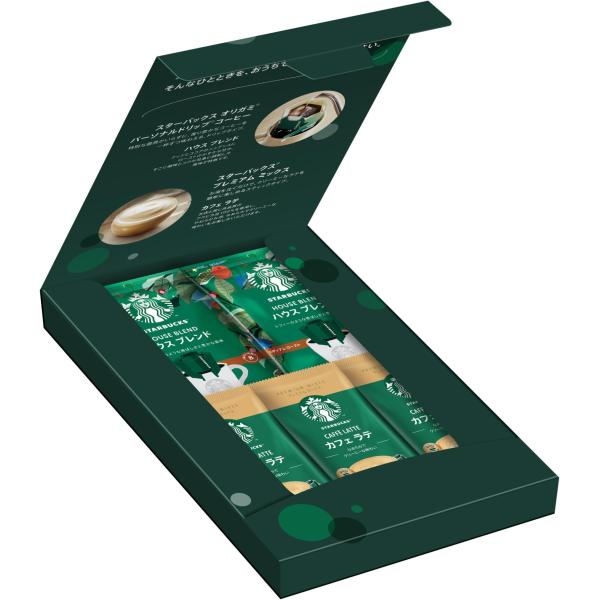 【発売日：2025年01月15日】●パターン名:SBE-10B(カフェ ラテ3本+ハウス ブレンド2袋)●ブランド:Starbucks(スターバックス)●商品の形状:顆粒●風味:ノンフレーバー●カフェイン含有量の単位:カフェイン入り●ロース...