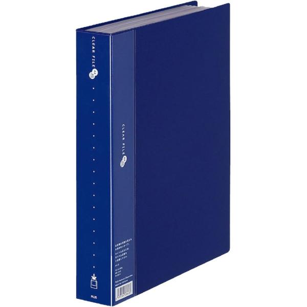 【発売日：2025年01月15日】●色:ネイビー●サイズ:A4-S●スタイル:80ポケット●ブランド:PLUS(プラス)●色:ネイビー●材質:PP●商品用途・使用方法:A4用紙収納●商品の推奨用途:書類保管●製品型番:FL-128EL 88...