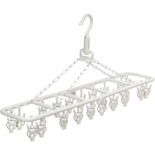 【発売日：2025年01月15日】●スタイル:物干しハンガー 20ピンチ●ブランド:オーエ(Ohe)●色:ホワイト●商品の推奨用途:衣類●取り付けタイプ:ドアマウント, ウォールマウント●商品の重量:0.26 キログラム●特徴:個●サイズ:...