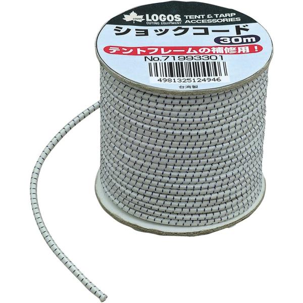 【発売日：2025年01月15日】●材質:ゴム●ブランド:ロゴス(LOGOS)●スタイル:テントフレーム補修用●商品長:30 メートル●製品型番:71993301●サイズ:(約)2.5mm×30m●素材:ゴム●電池付属または内蔵:いいえ●性...