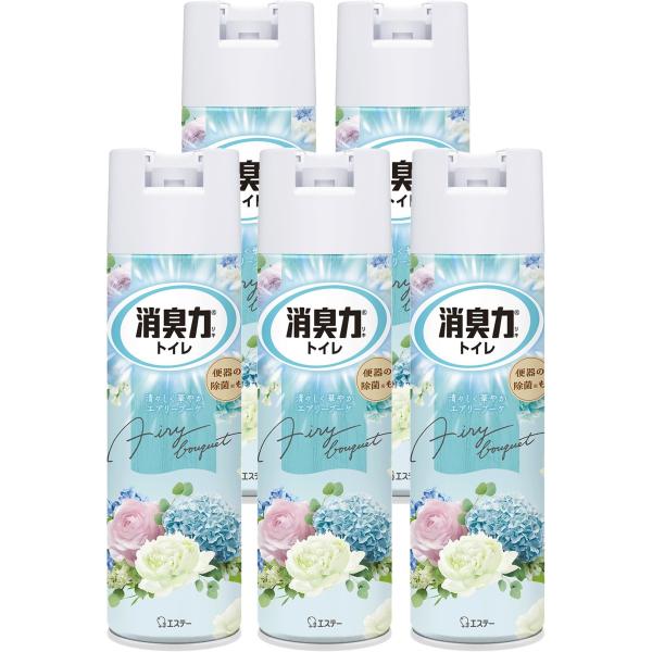 【発売日：2025年01月15日】●パターン名:[新容量]365ml●サイズ:5個●香り:エアリーブーケ●色:ターコイズ●ブランド:消臭力●商品の形状:スプレー●ユニット数:1825.0 ミリリットル●梱包サイズ:25 x 17.5 x 1...