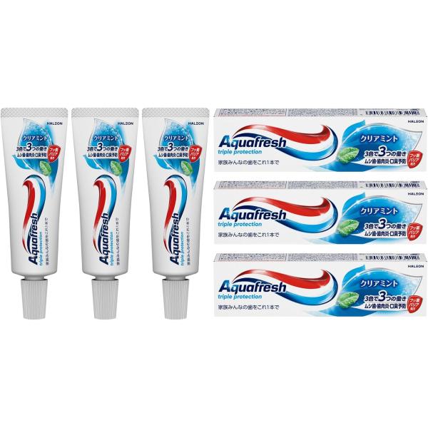 【発売日：2025年01月15日】●パターン名:3)クリアミント 35g 3本●ブランド:Aquafresh●風味:ミント●対象年齢:大人●商品の重量:35 グラム●対象ユーザー:大人●商品の推奨用途:ムシ歯予防●ユニット数:105.0 グ...