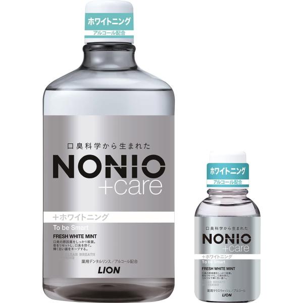 【発売日：2025年01月15日】●サイズ:1,000ml+ミニリンス80ml付き●パターン名:本体●ブランド:NONIO(ノニオ)●商品特長:口臭対策、ホワイトニング、虫歯予防●液体容量:1000 ミリリットル●風味:フレッシュホワイトミ...