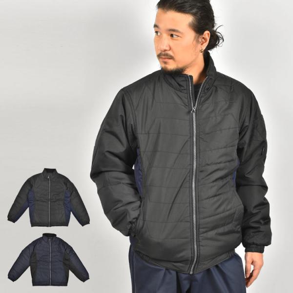 【軽量防寒ブルゾン】軽量で動きやすく丈夫な機能的なブルゾン。作業中の動きやすさを考え、腕の上げ下げがしやすいよう脇下は身体のラインに合わせた立体裁断を採用。肌にあたる襟元には起毛素材を使用、さらに小物が収納できるポケットも付いた便利なデザイ...