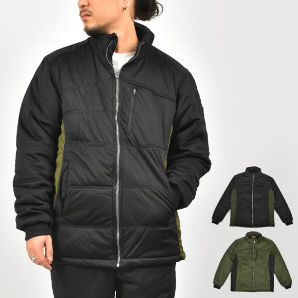 【防風ストレッチブルゾン】寒風を防ぎ、作業時のスムーズな動きをサポートするストレッチの効いたジャケット。表地には防風性に優れたTPUラミネートを使用している為、暖かく快適な着心地が体感できます。中わたには保温性の高いポリエステル素材を使用し...