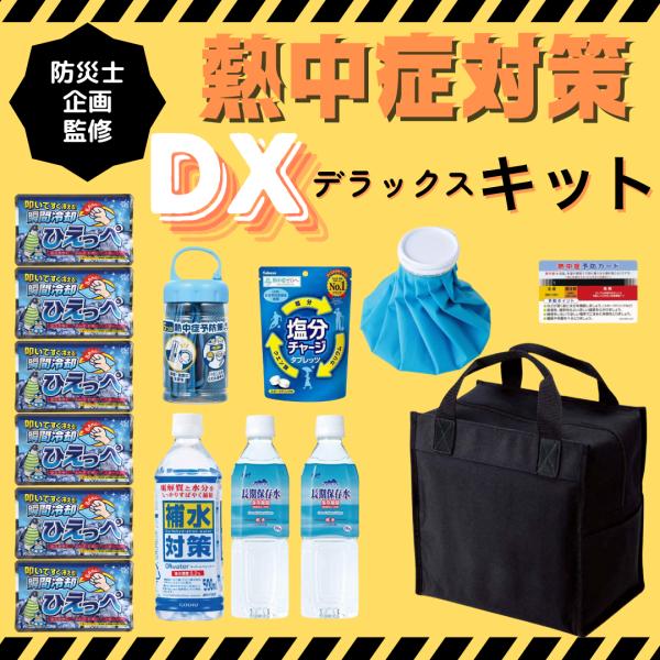 熱中症対策グッズがぎっしり詰まった安心の熱中症対策キット 防災士×災害備蓄管理士が企画・監修しているので 本当に必要なものをまとめました！ 【セット内容】 ・氷のう・保冷バッグ ・ボトル入りクールタオル ・瞬間冷却パック×6個 ・塩タブレッ...