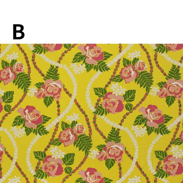 販売単位：ヤード（91ｃｍ）生地幅　110〜115ｃｍメーターでの購入をご希望の方は、ご注文画面の備考欄にご記入くださいませ。【ハワイアンファブリックの品質について】ハワイアンファブリックはまれに小さなシミや染料部分のキズ・かすれなどがある...