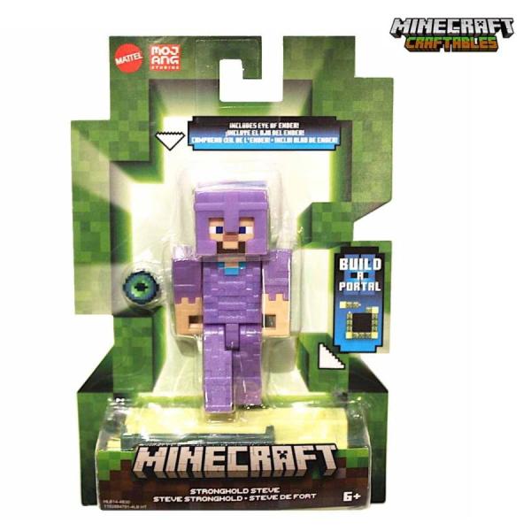 マインクラフトのキャラクターを、ゲームに登場する姿で忠実に再現。6種類集めるとエンドポータルを組み立てることができます。【商品仕様】商品サイズ：全長約9cm付属品：スティーブ、アクセサリー、エンドポータルピース完成品アクションフィギュア販売...