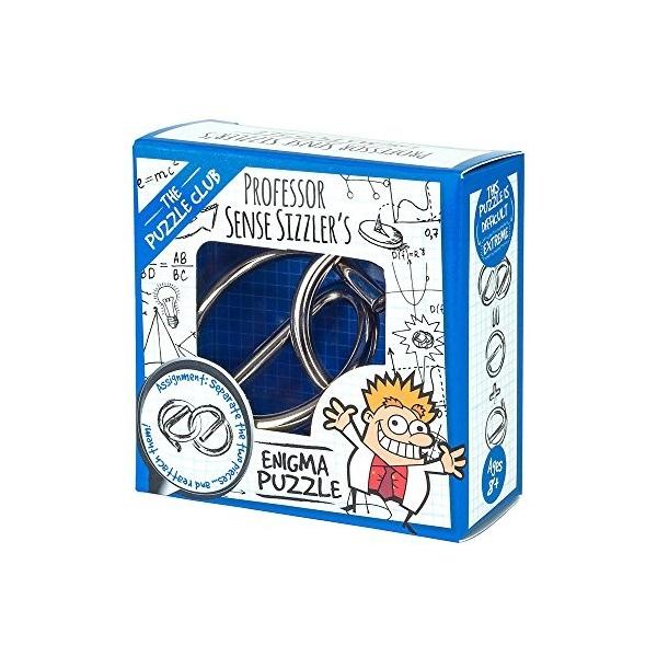 二つのリングを外し、元に戻す「知恵の輪」。イギリスのProfessorpuzzle社の商品です。解答(solution)は、Professorpuzzle社のホームページをご覧ください。パッケージサイズ：3.0 x 7.4 x 7.6 cm