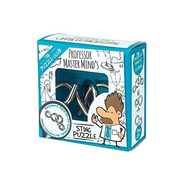 二つのリングを外し、元に戻す「知恵の輪」。イギリスのProfessorpuzzle社の商品です。解答(solution)は、Professorpuzzle社のホームページをご覧ください。パッケージサイズ：3.0 x 7.4 x 7.6 cm