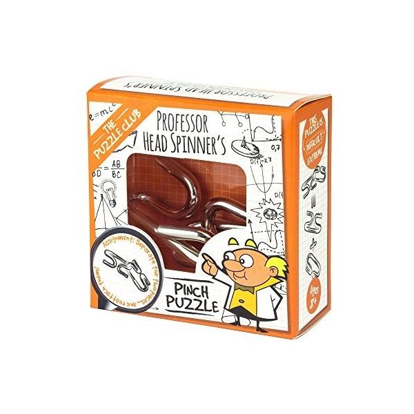 二つのリングを外し、元に戻す「知恵の輪」。イギリスのProfessorpuzzle社の商品です。解答(solution)は、Professorpuzzle社のホームページをご覧ください。パッケージサイズ：3.0 x 7.4 x 7.6 cm