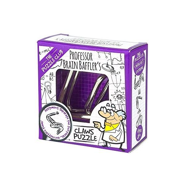 二つのリングを外し、元に戻す「知恵の輪」。イギリスのProfessorpuzzleEの商品です。解答(solution)は、Professorpuzzle社のホームページをご覧ください。パッケージサイズ：3.0 x 7.4 x 7.6 cm