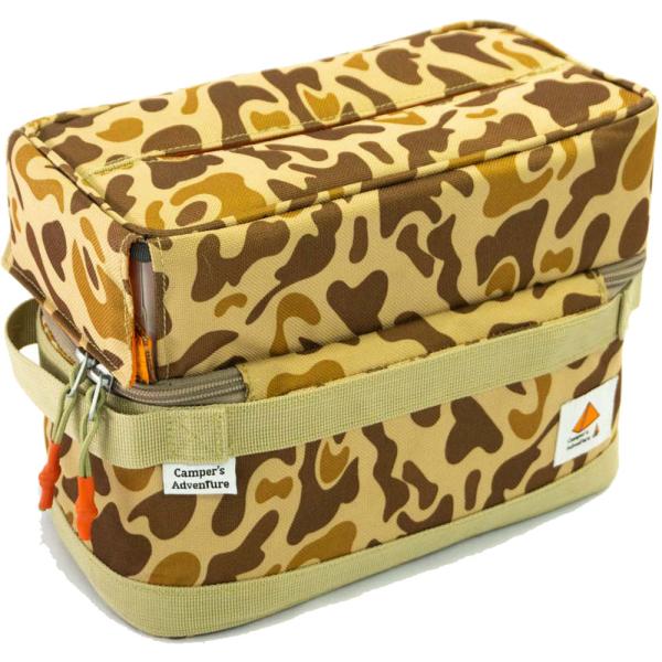 キャンパーズアドベンチャー Campers Adventure テッシュ&amp;ギアケース  CA006 CA　キャンプだけでなく車や家でも大活躍のテッシュケースが収納できる小物入れ。