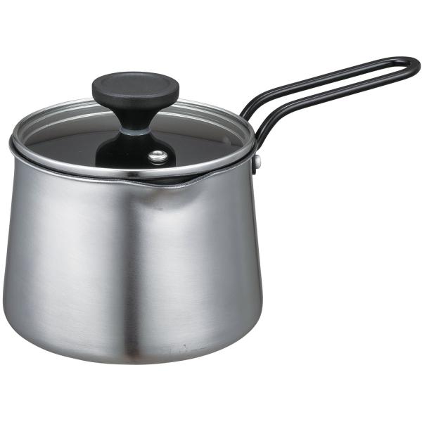 コパン copan 二層鋼多用途ミルクパン1.25L 片手鍋 調理器具 クッカー 小型 深型 熱伝導性 保温 注ぎやすい 汚れが付きにくい 洗いやすい 料理 クッキング キッチン  868620　アウトドア　煮る・茹でる・揚げる・炒める・お...