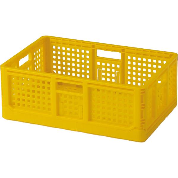 ダンノ DANNO 折りたたみコンテナ ポリエチレン 収納 ボールカゴ コンテナ ケース 持ち運び グラウンド グランド 体育館 学校 部活 かご 折りたたみ コンパクト  D481　折りたたみ式なので、収納スペースを取りません。