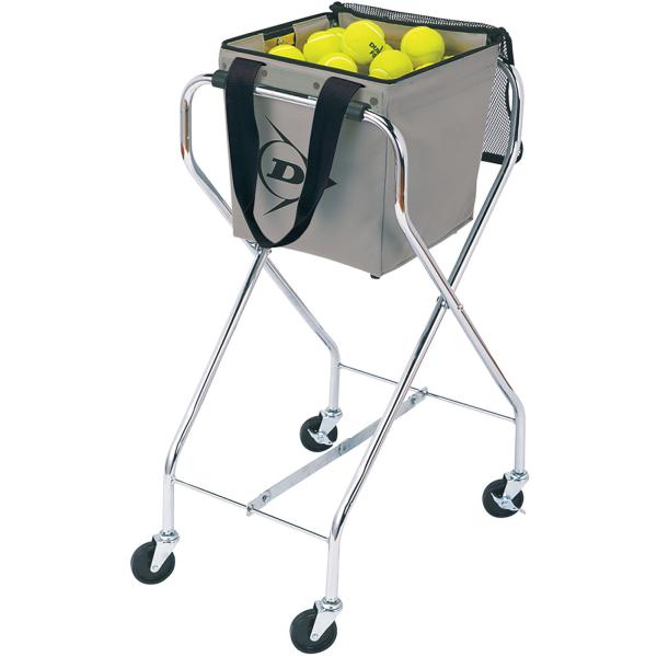 ダンロップ DUNLOP ボールカゴ  TC251　テニス　持ち運びに便利な折りたたみ式のボールカゴ。テニスボールを約 120 個収納可能。別売りスペアバッグあり ( 品番 TC-251BAG) 。