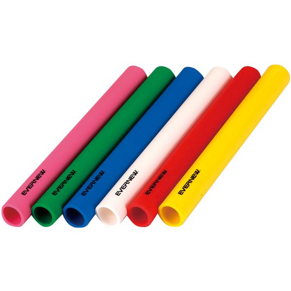 エバニュー EVERNEW ソフトバトンEV 6色組 体育 授業 体育授業 体つくり 部活 運動 バトン  EGA168　小学校低学年向。