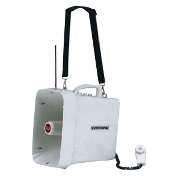 エバニュー EVERNEW 【メーカー直送品】 電子音式信号器DX-II 体育 授業 体育授業 体つくり 部活 運動   EGA256　別売のワイヤレスチューナーユニット組み込み、ワイヤレスメガホンとしても使用できます。紙雷管の擬似音が出せます。