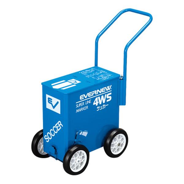 エバニュー EVERNEW 【メーカー直送品】 スーパーライン引き4WSサッカー 体育 授業 体育授業 体つくり 部活 運動   EKA014　サッカーの広いフィールドに 対応する大型4輪が帰ってきた。