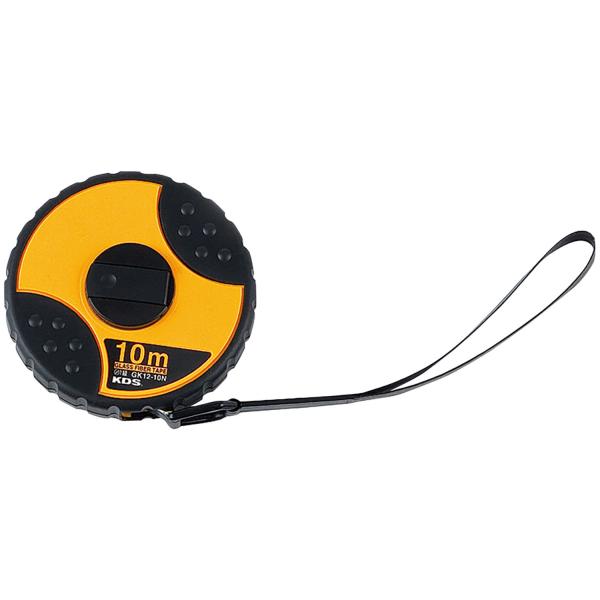 エバニュー EVERNEW カプセル10m 体育 授業 体育授業 体つくり 部活 運動 メジャー  EKA056　両手でしっかり握れるゴムタッチカバーが使いやすいカプセル収納タイプの巻尺巻取ハンドルを使わない時はたたんで収納走幅跳の測定など...