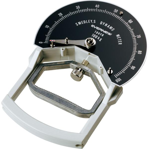 エバニュー EVERNEW 握力計ES-100 学校体育 体育 部活 授業 クラブ チーム 体つくり 握力  EKJ080　文部科学省の定める[新体力テスト(スポーツテスト)]の項目である[握力]の測定器具(文部科学省の指定する“スメドレー...