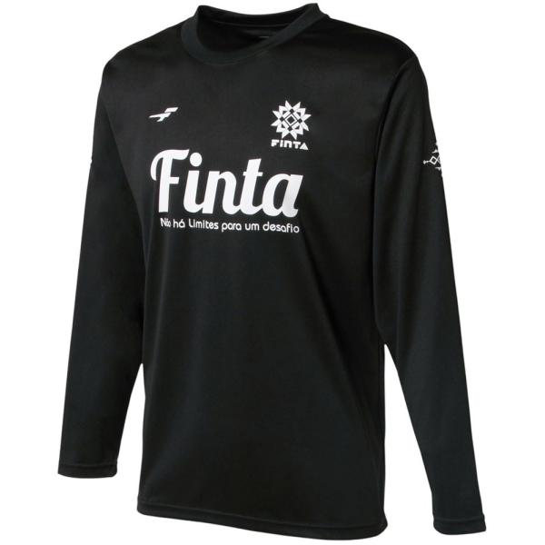 フィンタ FINTA L/SプラクティスTシャツ  FT8818 0500　サッカー　FINTAロゴを前面に配したシンプルで汎用性の高いプラクティスTシャツ。
