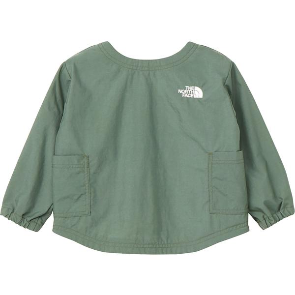 ザ・ノース・フェイス THE NORTH FACE フィールドスモック ベビー 赤ちゃん キッズ 子ども トップス 羽織 撥水 キャンプ 公園 外遊び 砂場 お出かけ イージーケア ボタン付き ロゴ  NPB22501　アウトドア　土遊びや...